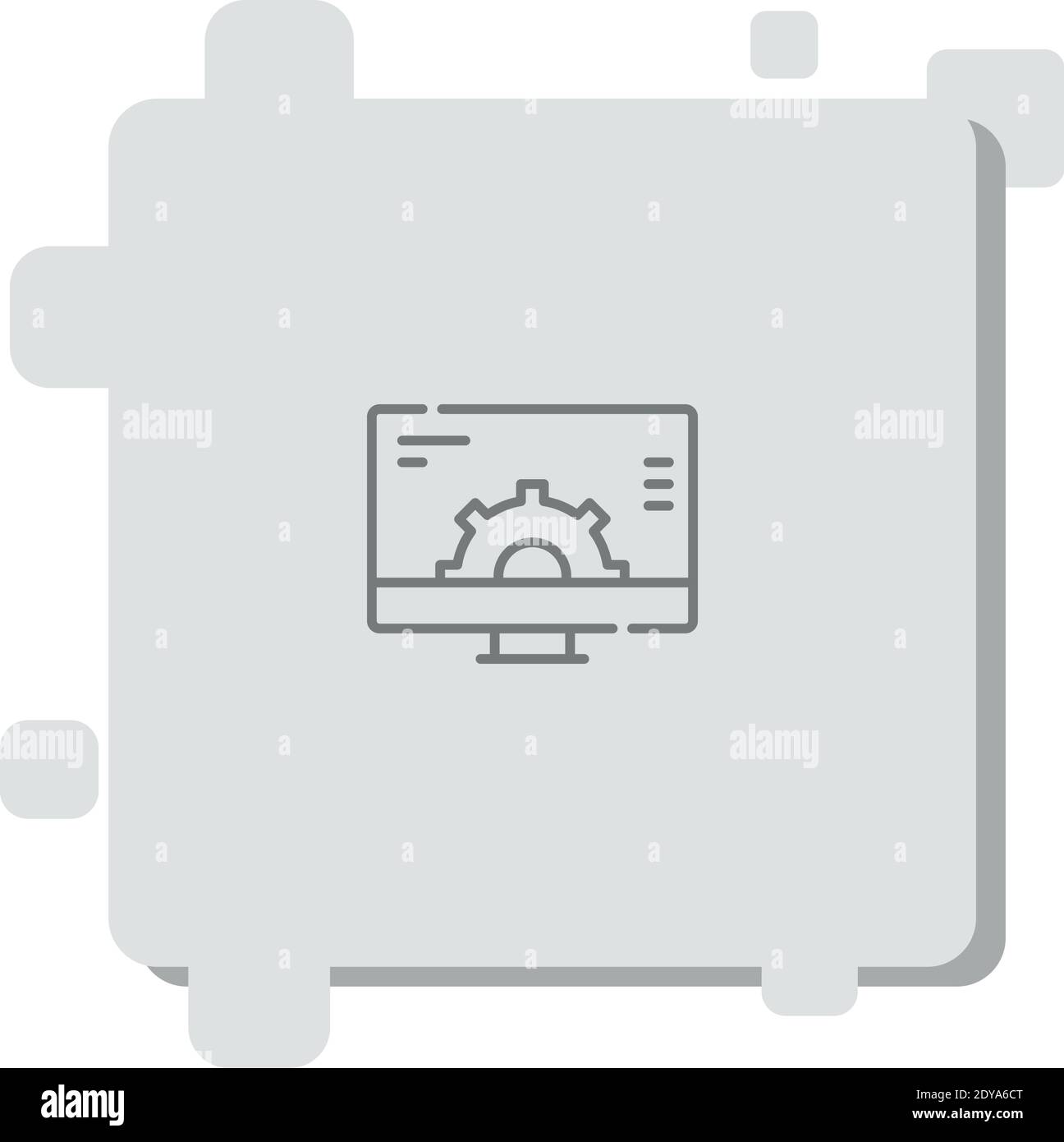 control panel vector icon modern simple vector illustration Stock ...
