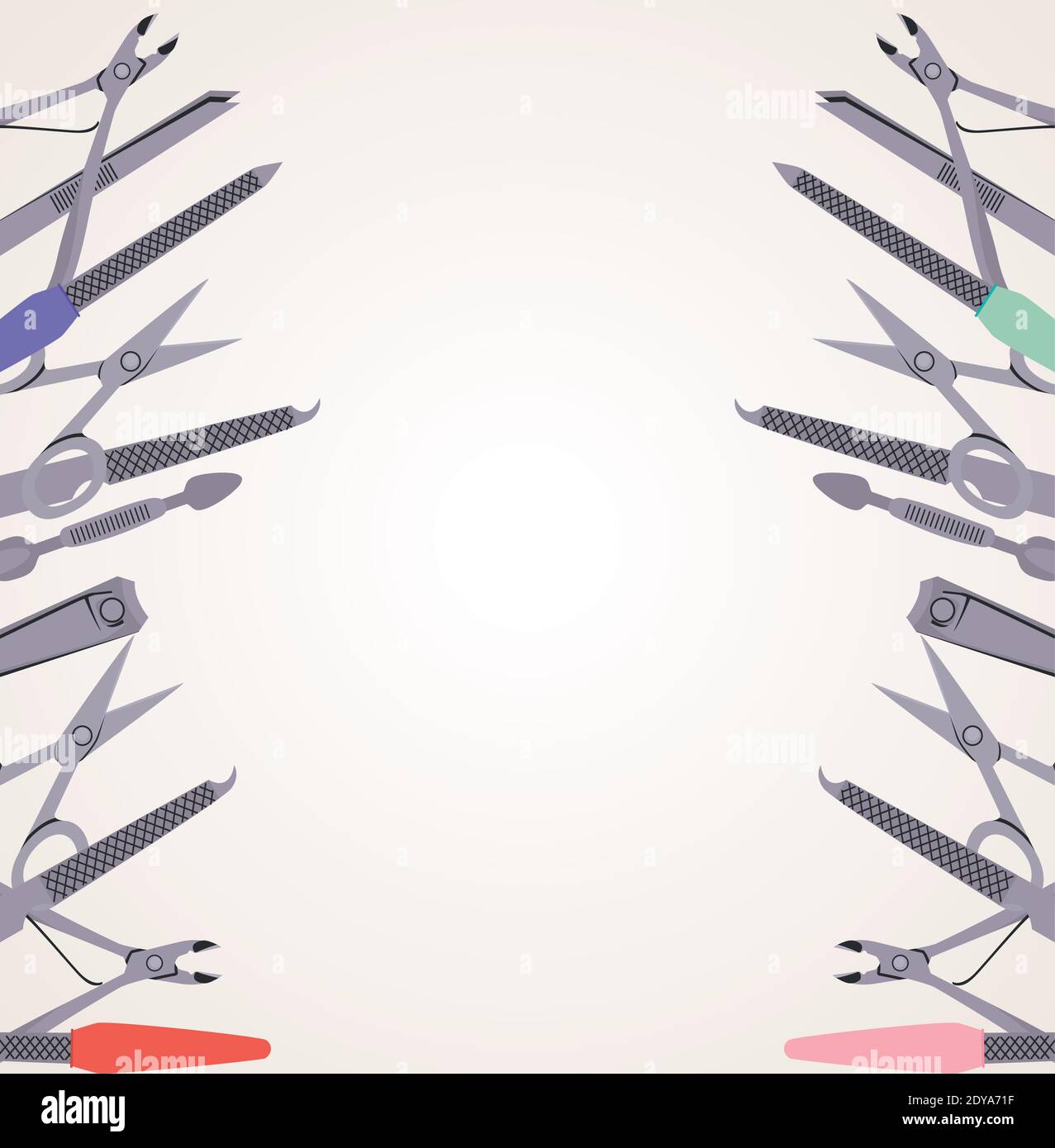 set of manicure tools icons Stock Vector Image & Art - Alamy