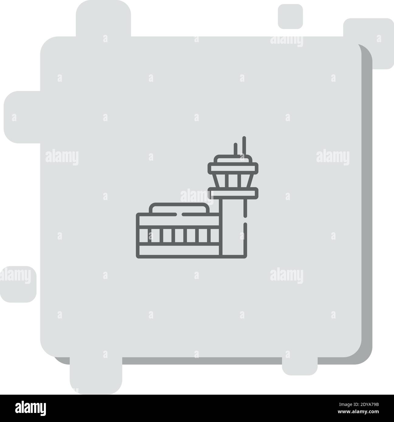 airport vector icon modern simple vector illustration Stock Vector ...
