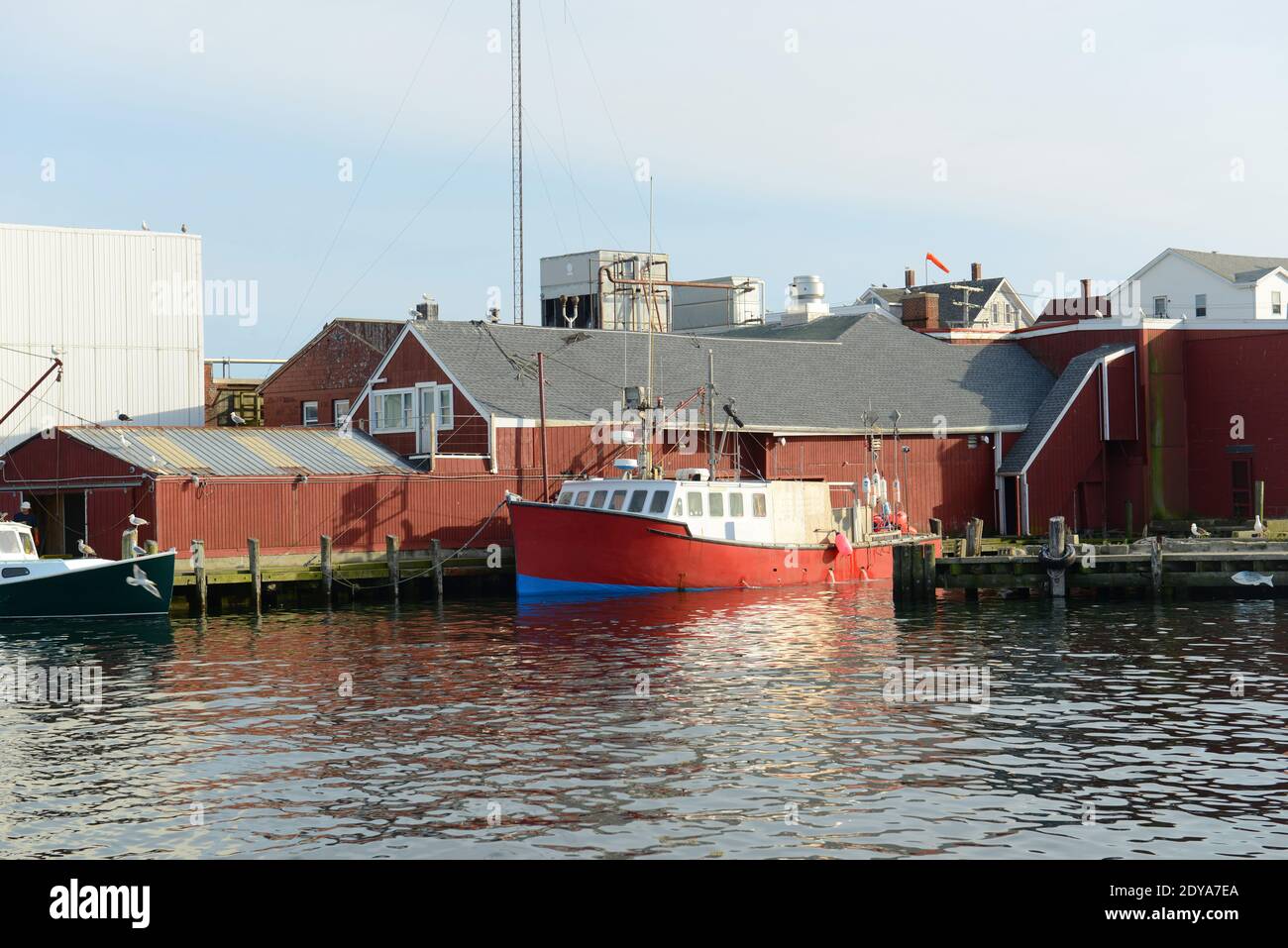 Fishing Boat at port of Gloucester city, Gloucester, Massachusetts, USA ...