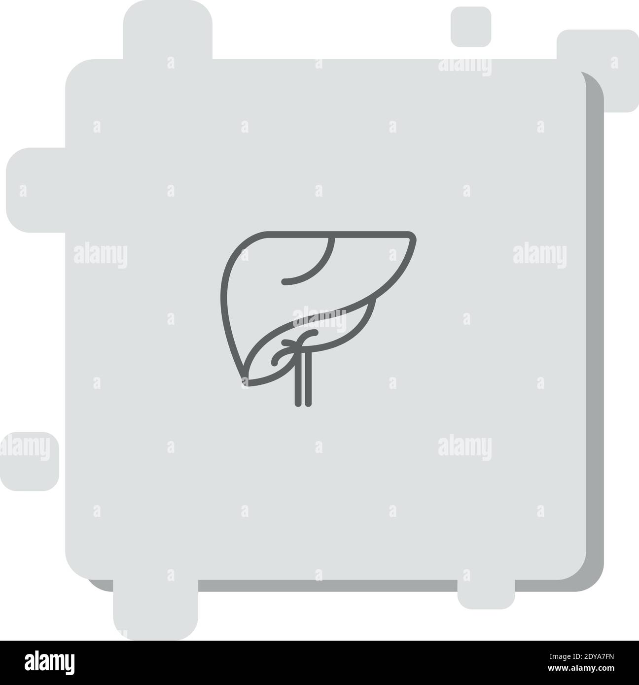 liver vector icon modern simple vector illustration Stock Vector Image ...