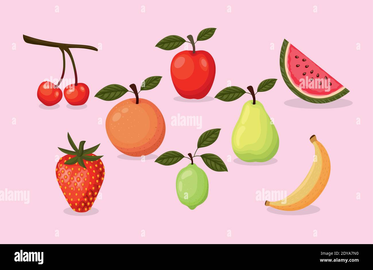 Orange pink apple Stock Vector Images - Alamy