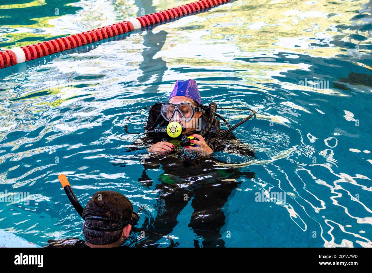 Underwater swimmer hi-res stock photography and images - Alamy