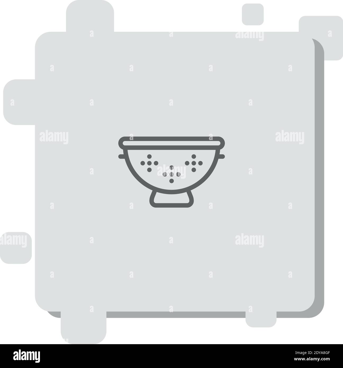 strainer vector icon modern simple vector illustration Stock Vector ...