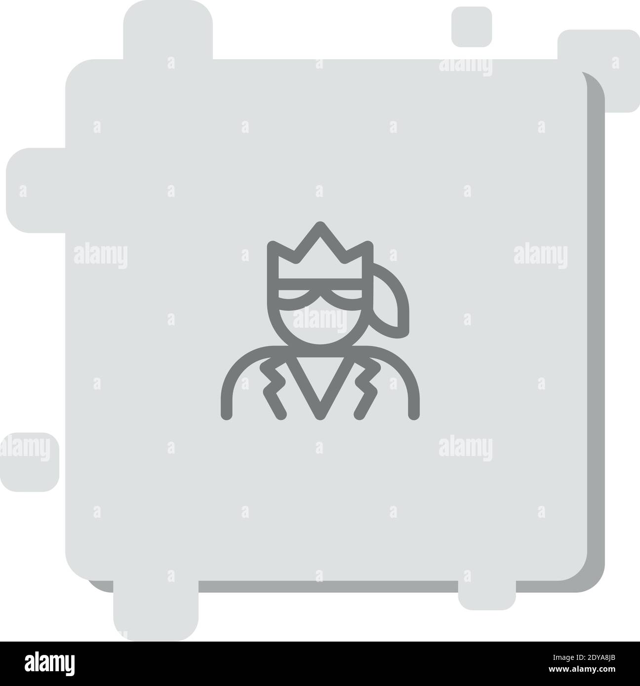 female vector icon modern simple vector illustration Stock Vector Image ...