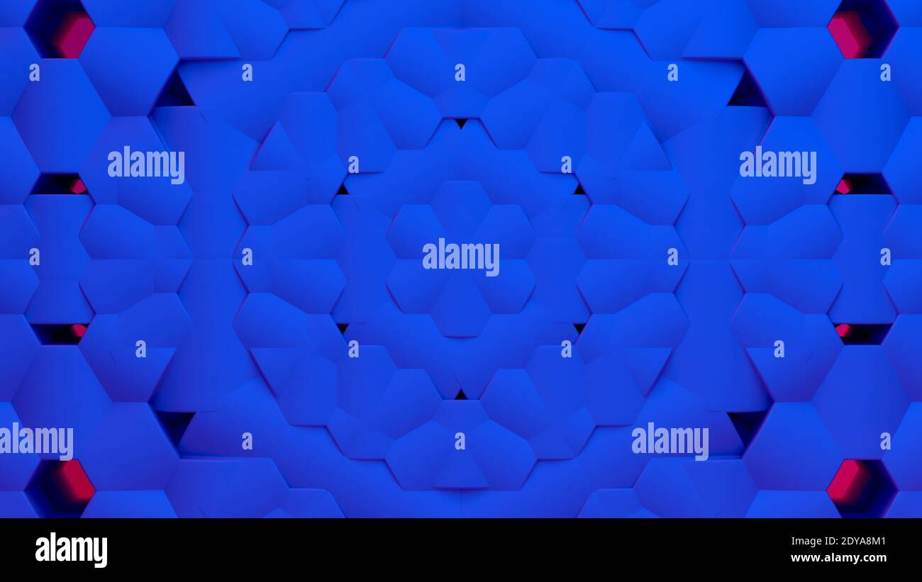 Scientific or technology abstractions with grid surface and surreal ...