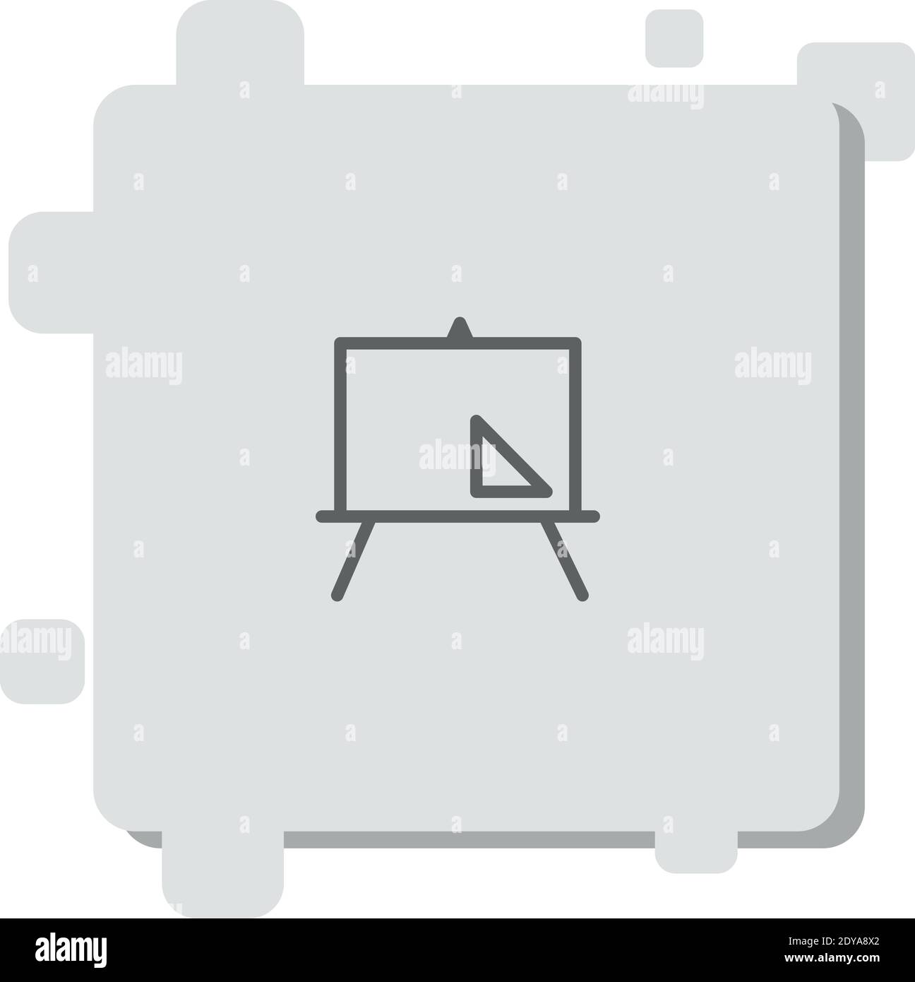 whiteboard vector icon modern simple vector illustration Stock Vector ...