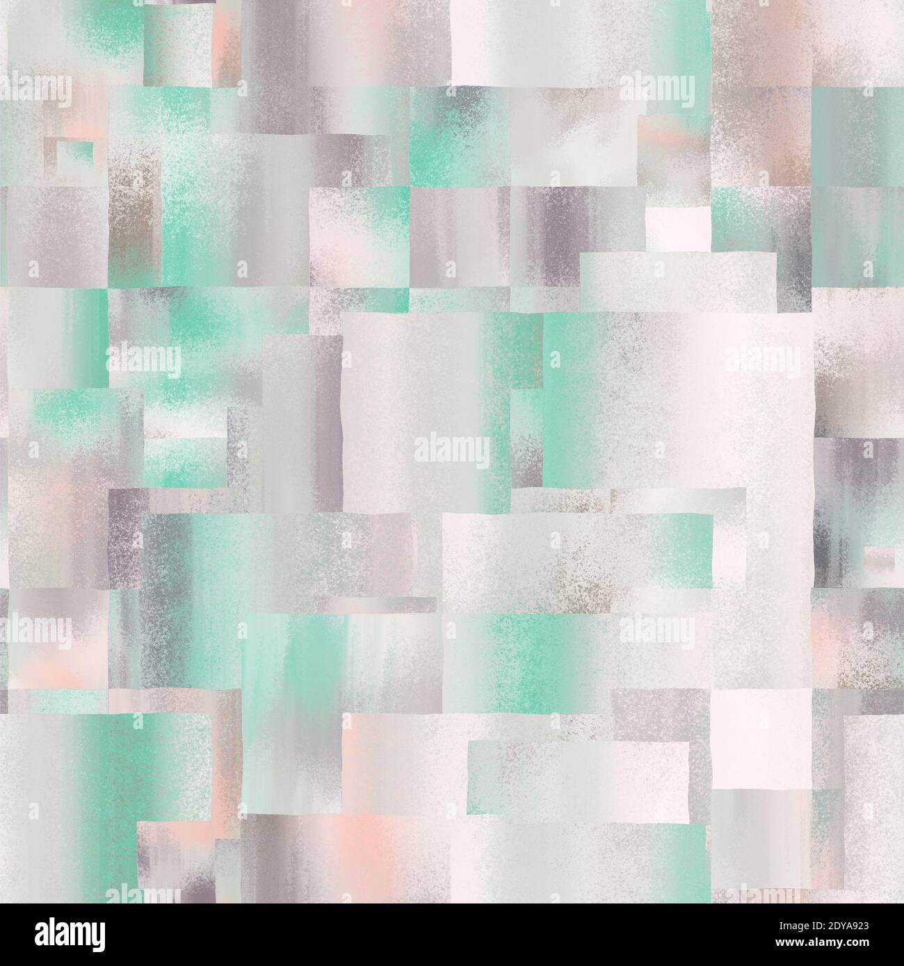 Seamless rectangle geo tile mosaic pattern swatch Stock Photo - Alamy
