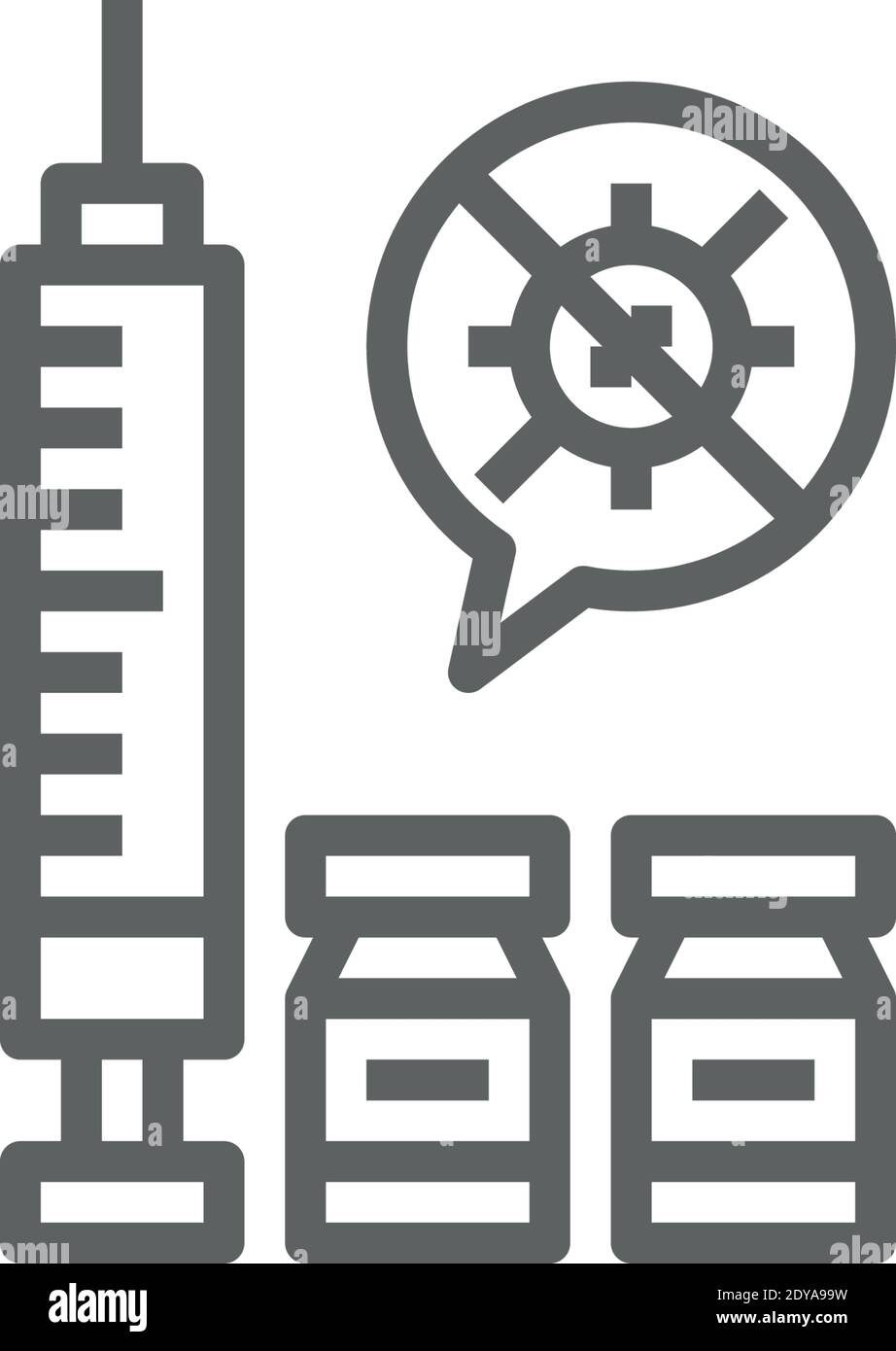 vaccine vector icon modern simple vector illustration Stock Vector ...