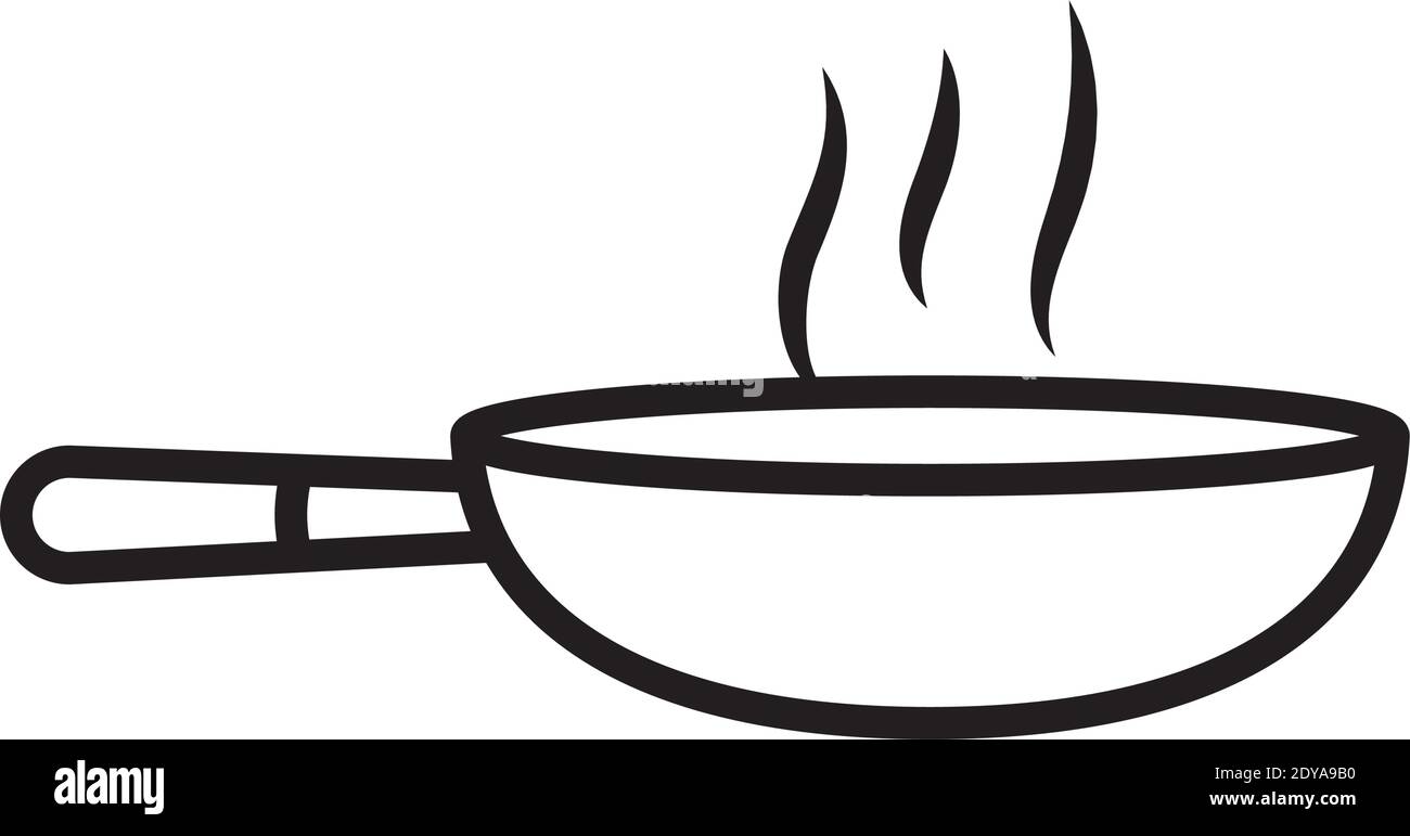 Hot Frying Pan Clipart