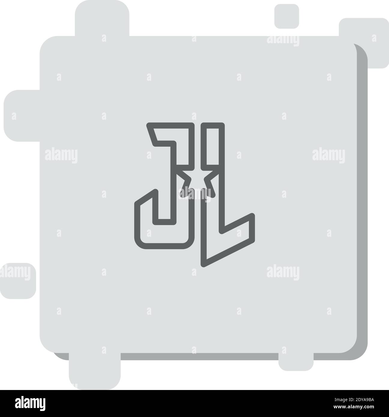 justice league vector icon modern simple vector illustration Stock ...