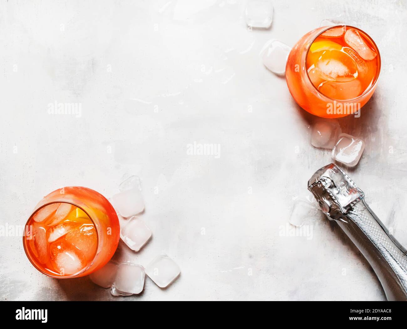 Italian Summer Cocktail With Aperitif Named Aperol Spritz With Bitter ...