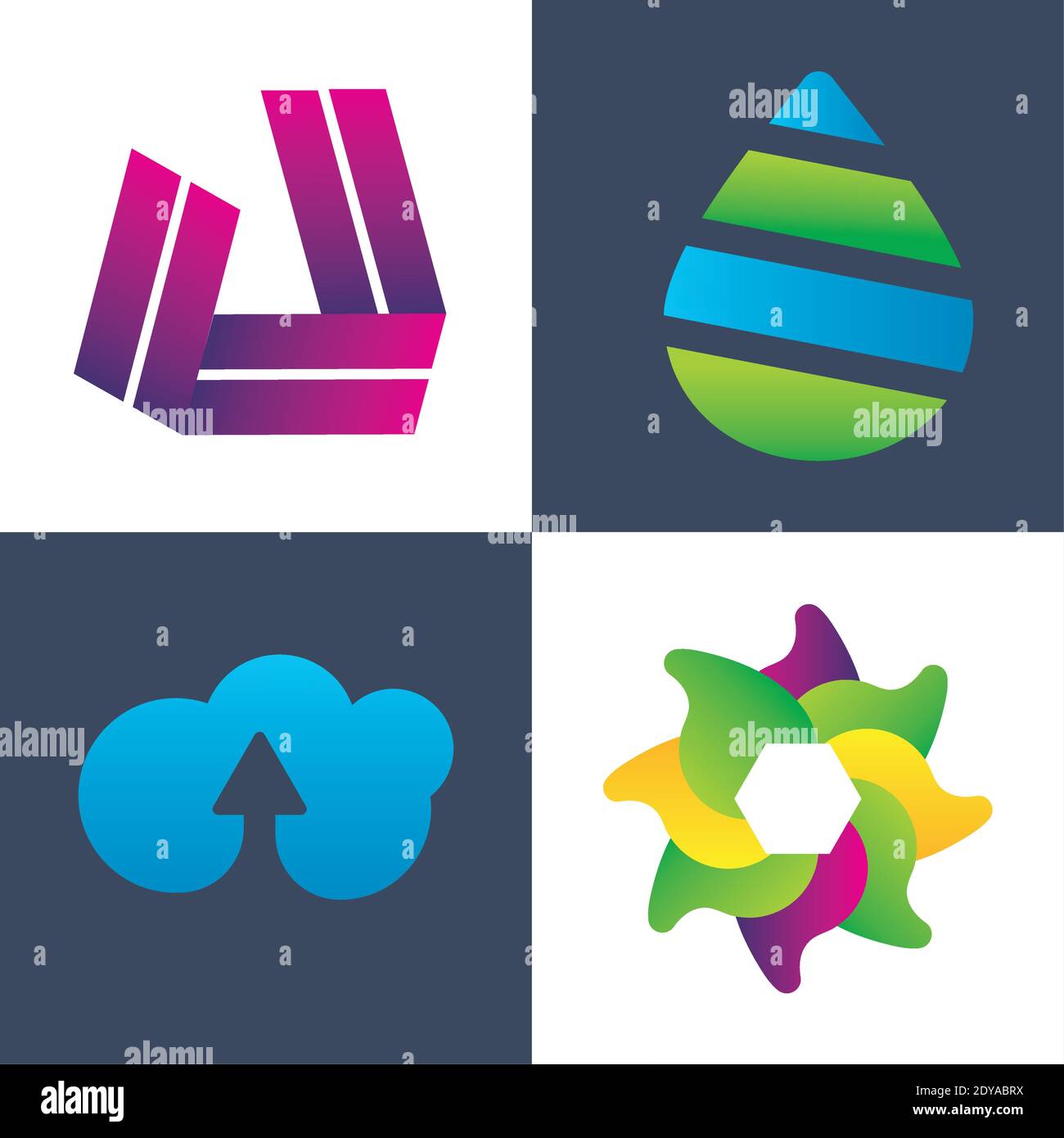 Four forms Stock Vector Images - Alamy