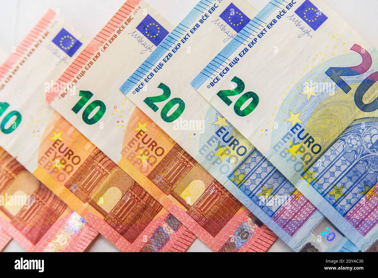 Pile of euro banknotes as background. Money concept Stock Photo - Alamy