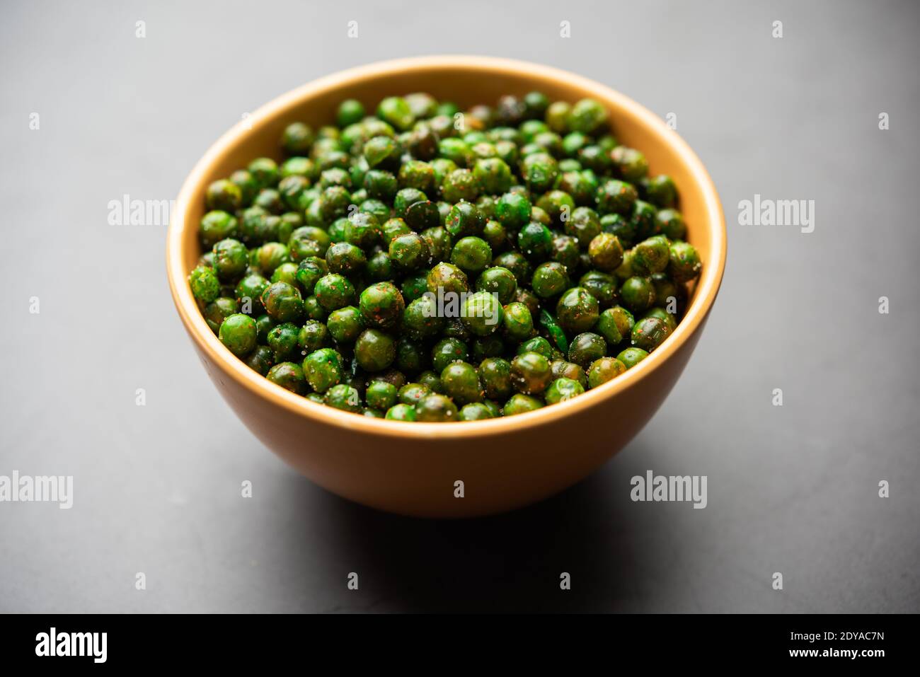 green spicy peas fried or roasted namkeen, dry snacks or chakna ...