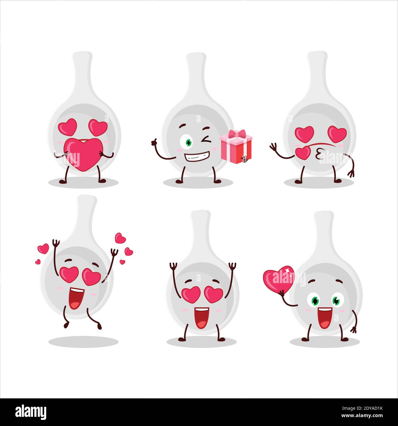 Teaspoon emoticon Stock Vector Images - Alamy