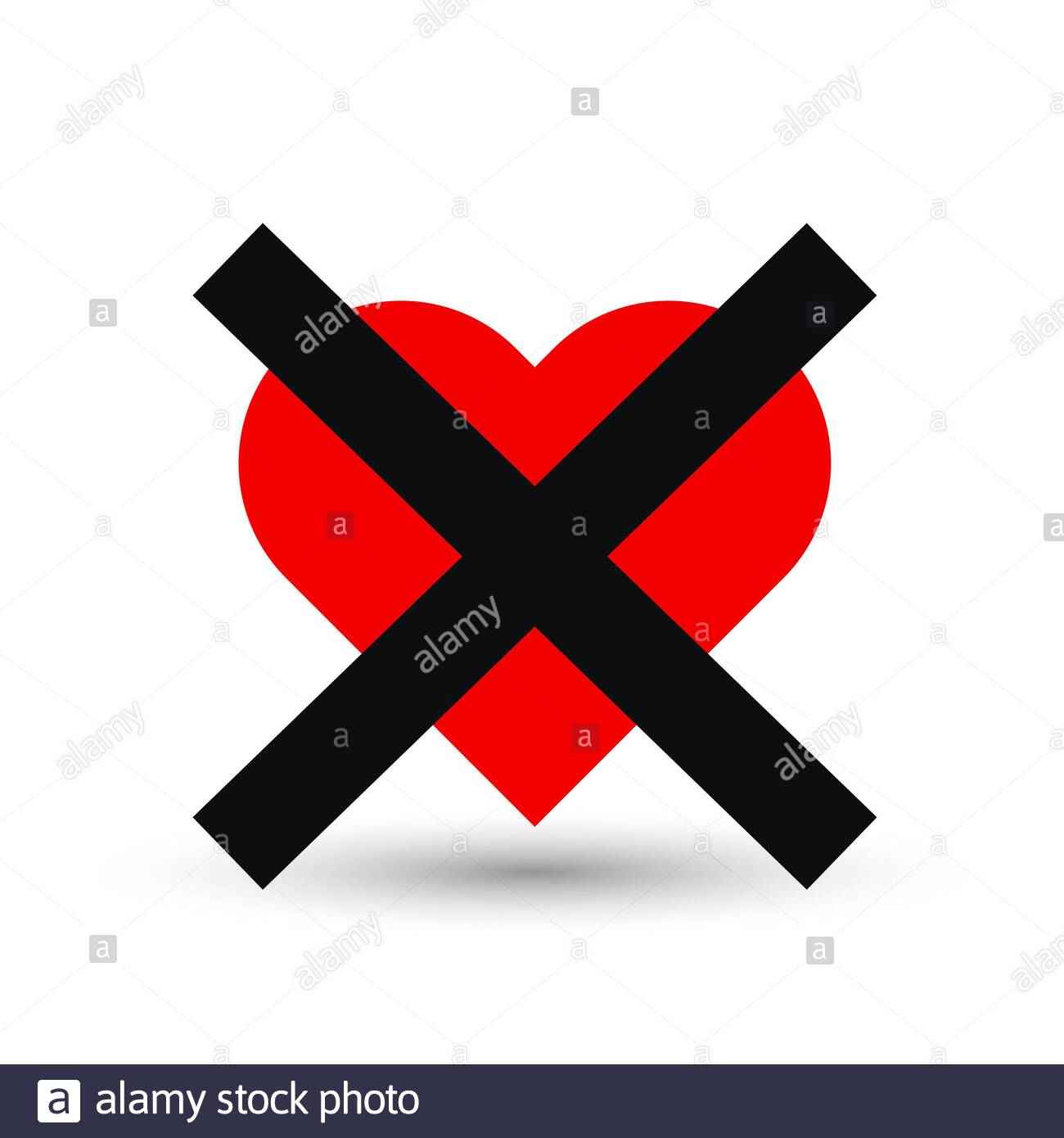 Broken Cross Symbol