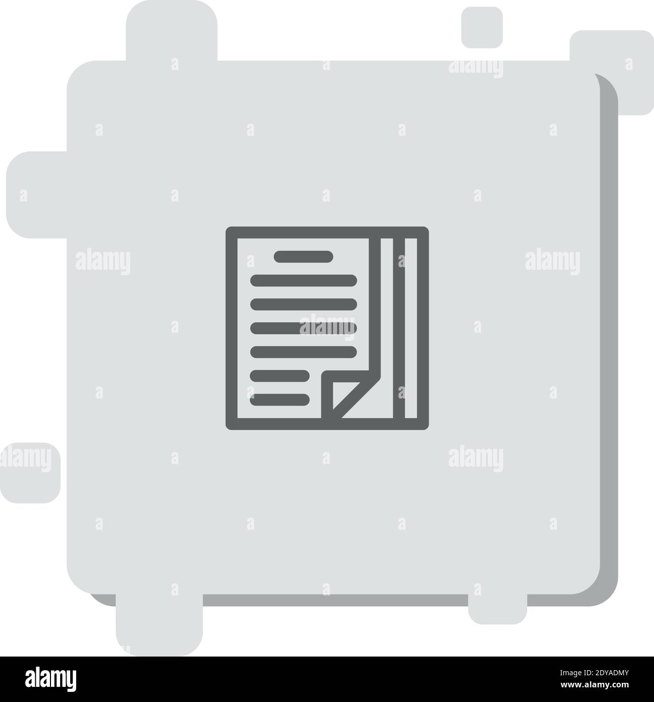 file vector icon modern simple vector illustration Stock Vector Image & Art - Alamy