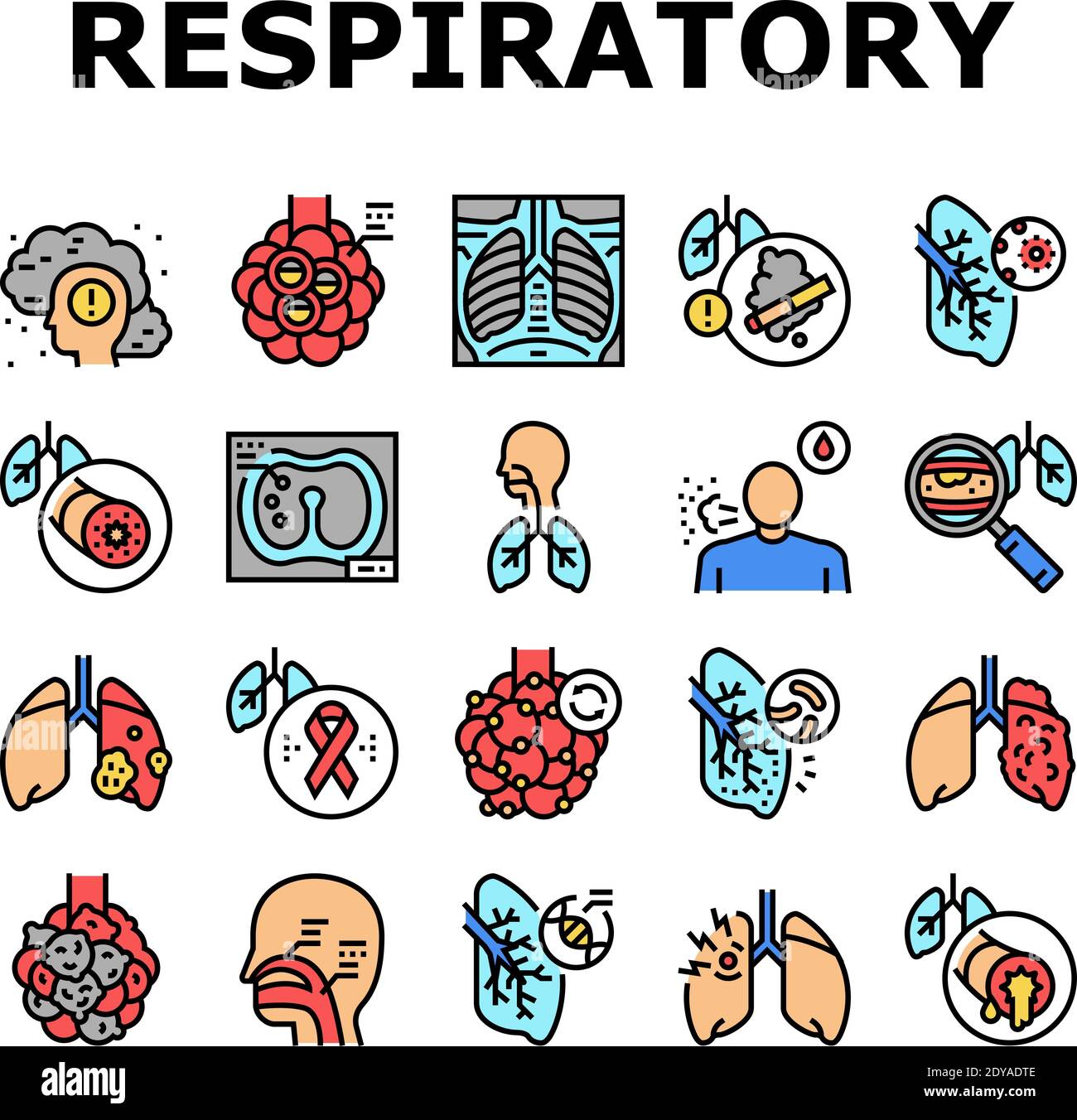 Respiratory distress syndrome lungs hi-res stock photography and images ...