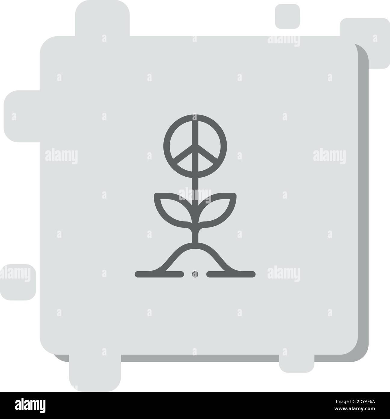 peace vector icon modern simple vector illustration Stock Vector Image ...