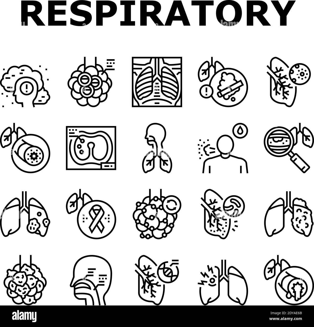 Respiratory distress syndrome lungs hi-res stock photography and images ...