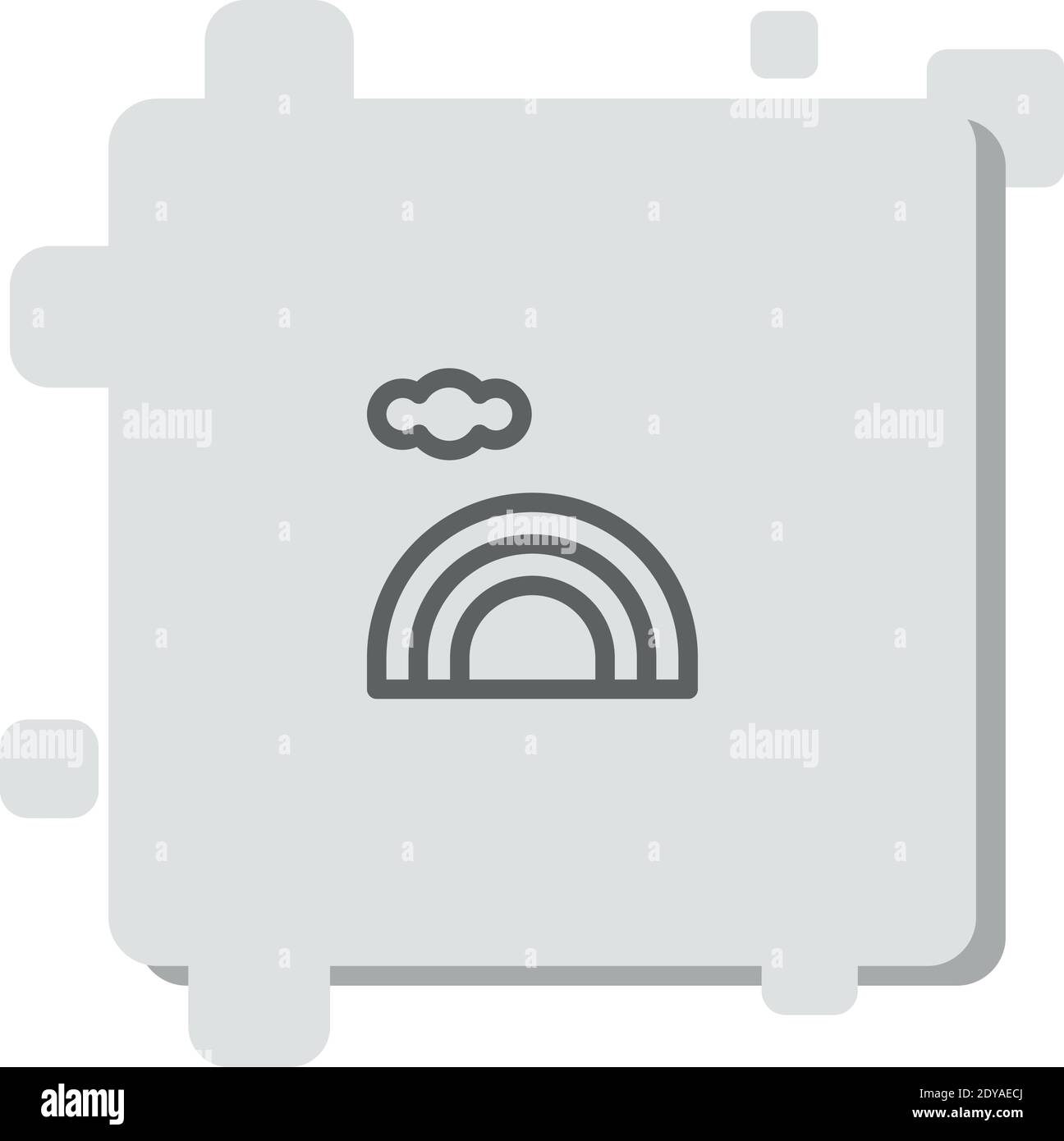 rainbow vector icon modern simple vector illustration Stock Vector ...