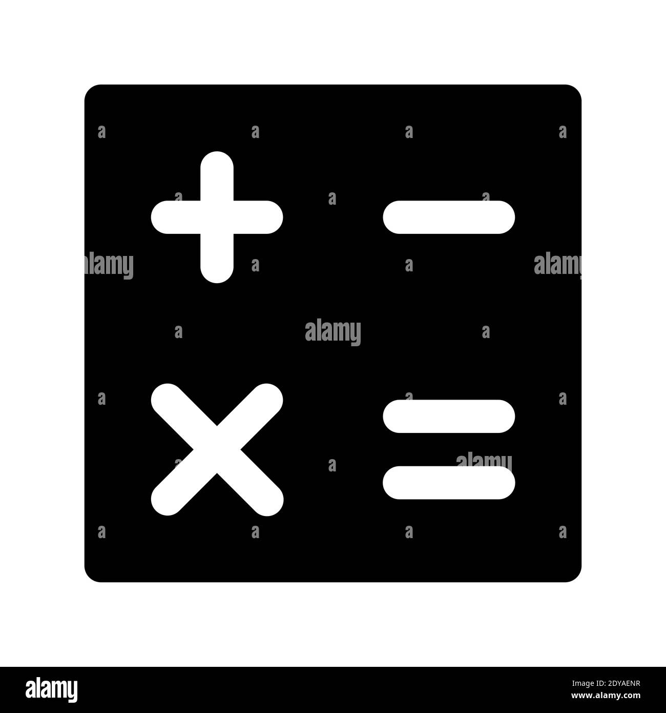 calculator icon vector suitable for user interface isolated on white ...