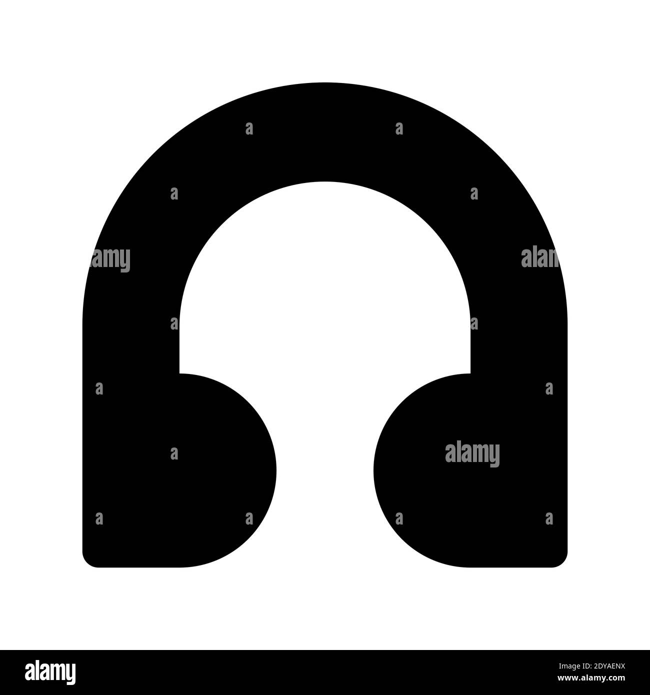 User interface headphone Cut Out Stock Images & Pictures - Alamy