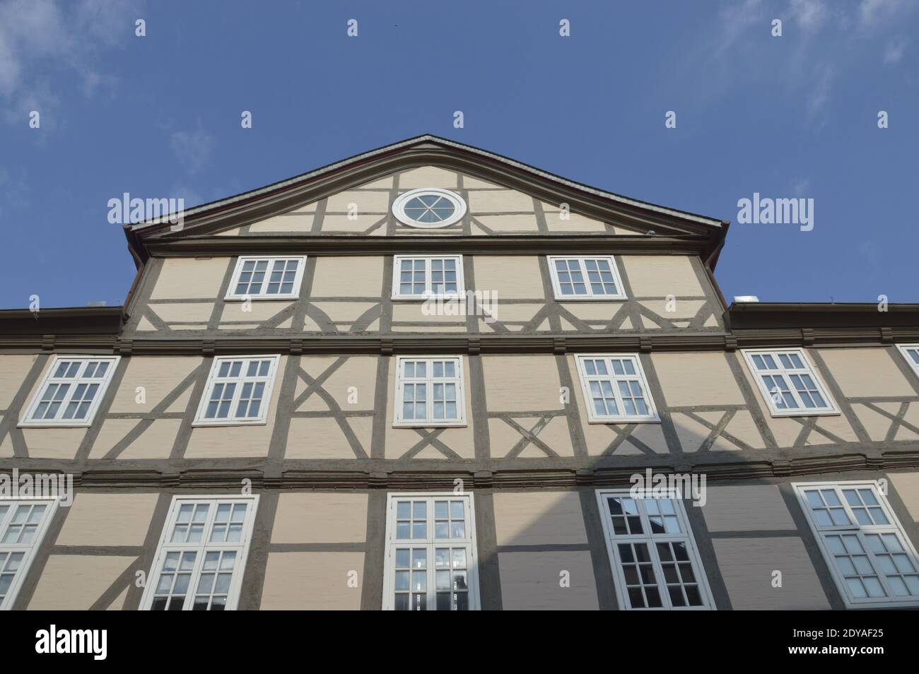 A old Building in the historic old town of Wolfenbüttel, Germany Stock ...