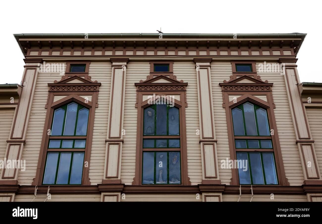 part of old magnificent house in Anaset Stock Photo - Alamy