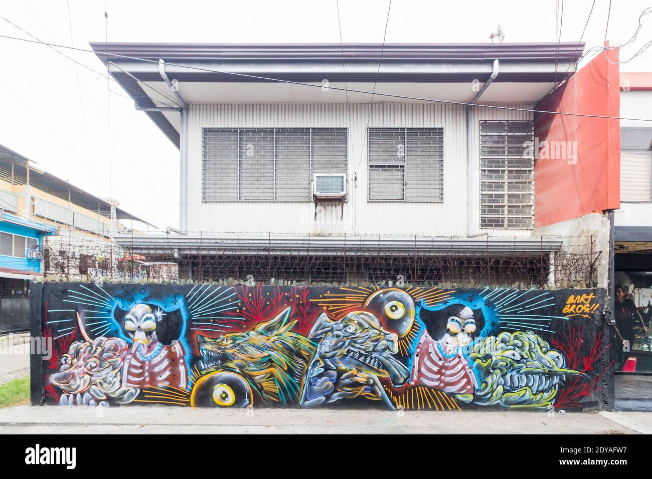 Street art in Cebu City, Philippines Stock Photo - Alamy