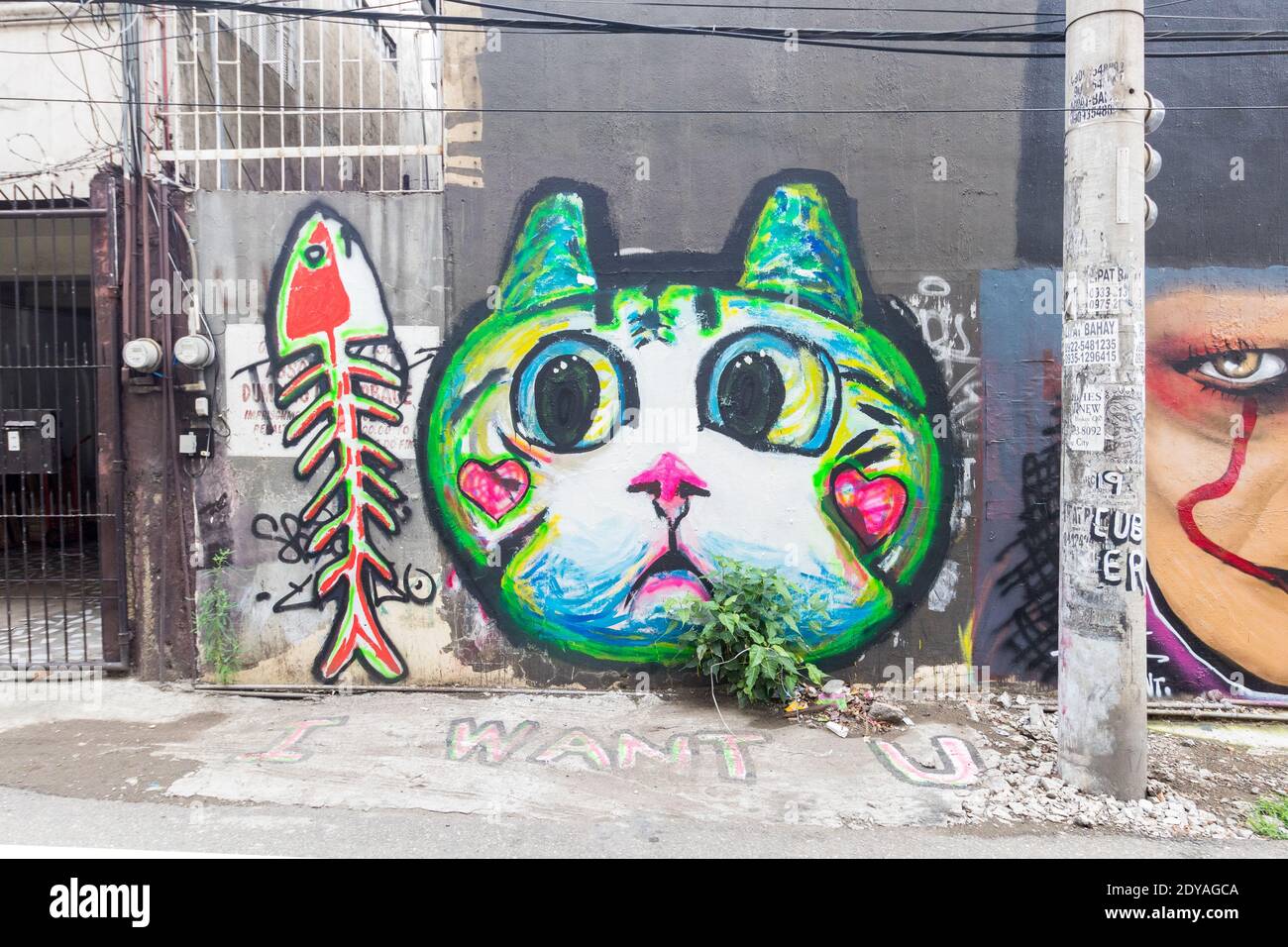 Street art in Cebu City, Philippines Stock Photo - Alamy