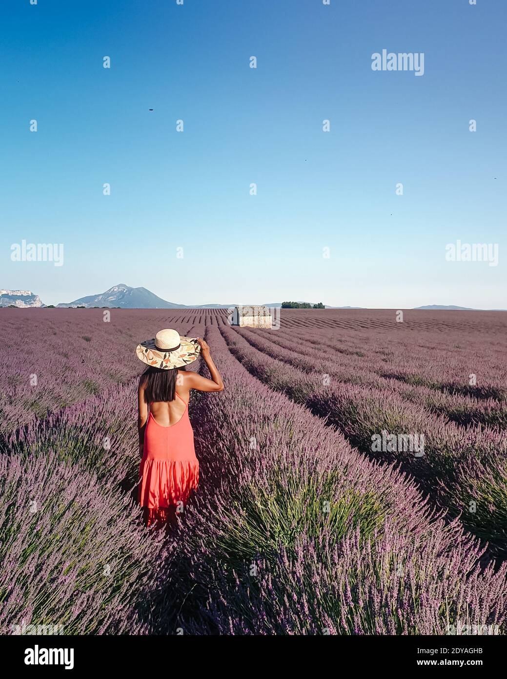 young girl on vacation Provence France, young women on a trip to ...