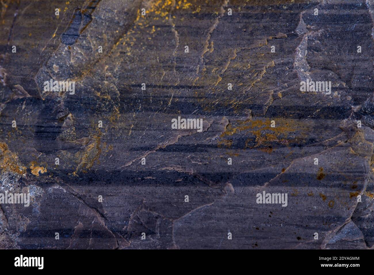 Radiolarite of Duensberg, Biebertal, Germany in a closeup Stock Photo ...