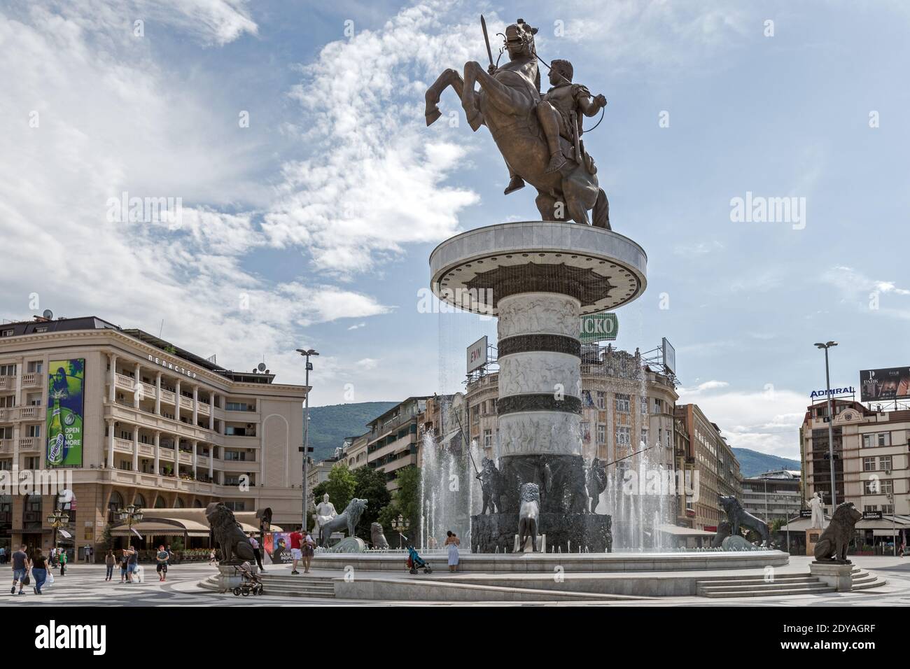 Statue of Alexander the Great officially named "Warrior on a Horse ...