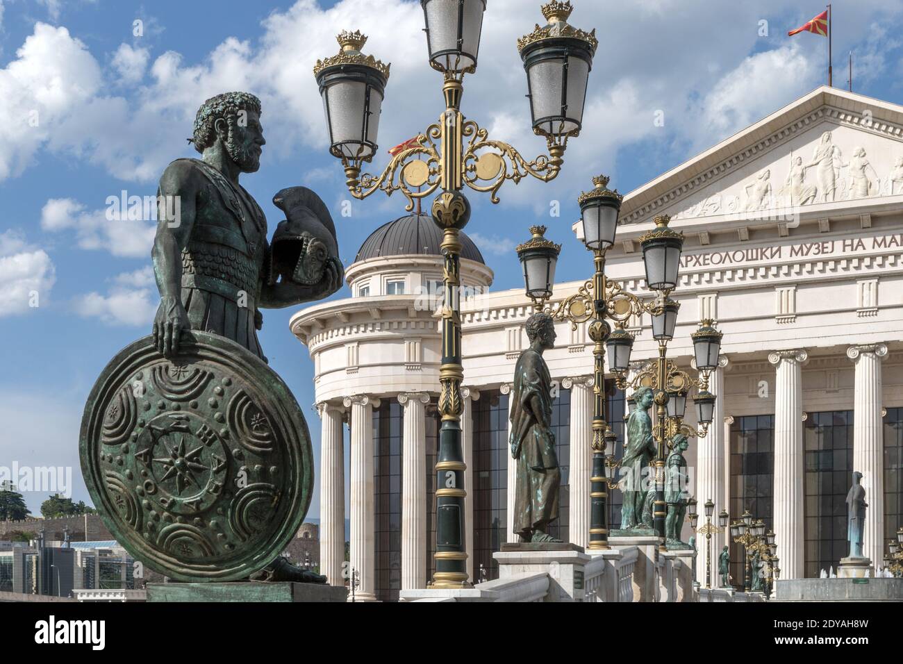 Statue Sculpture Skopje Macedonia High Resolution Stock Photography and ...