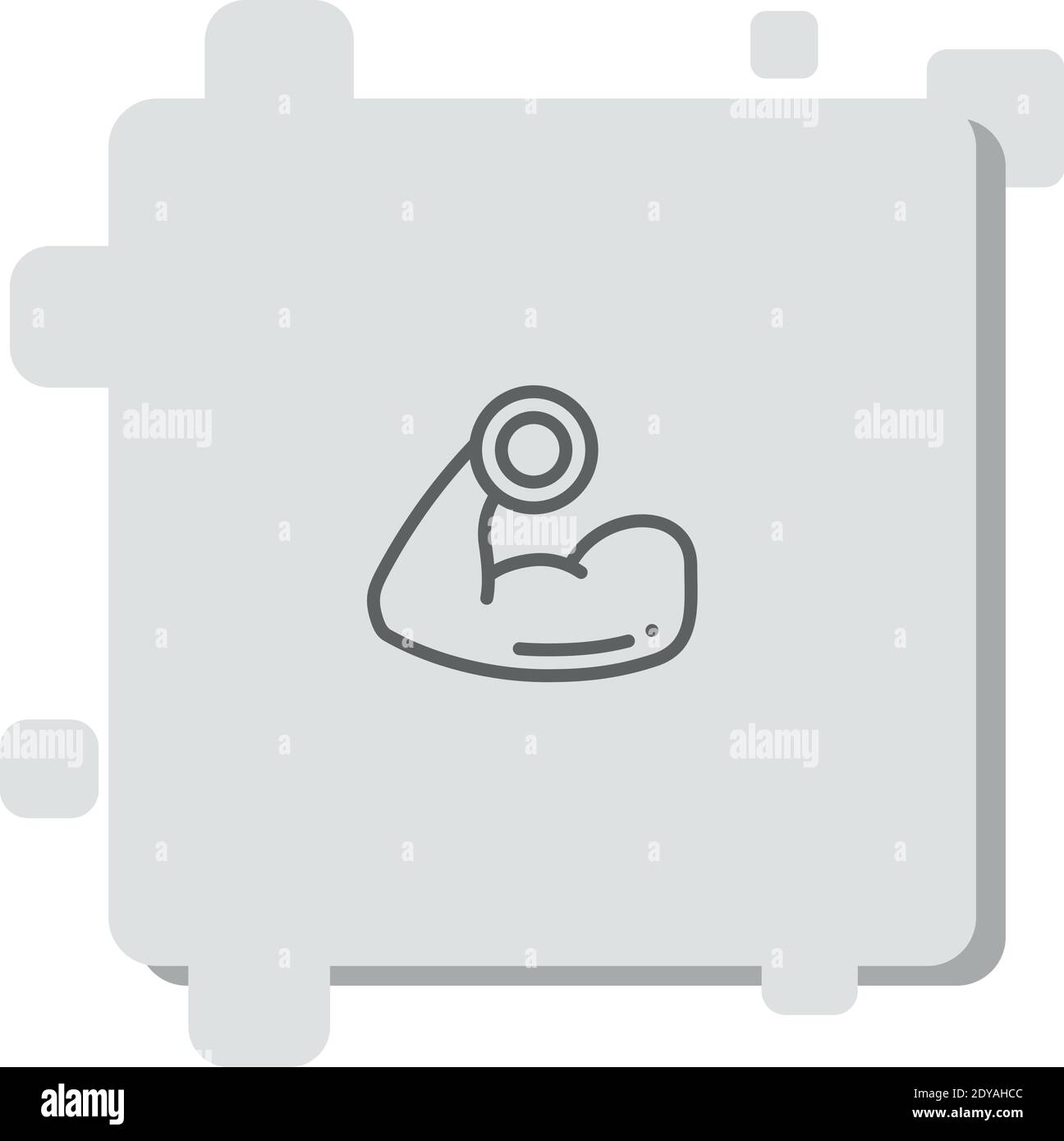 strength vector icon modern simple vector illustration Stock Vector ...