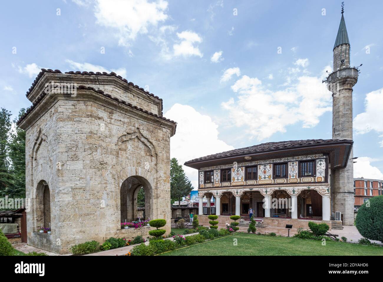Courtyard, Šarena Džamija aka Šarena Mosque, Decorated, Coloured or ...