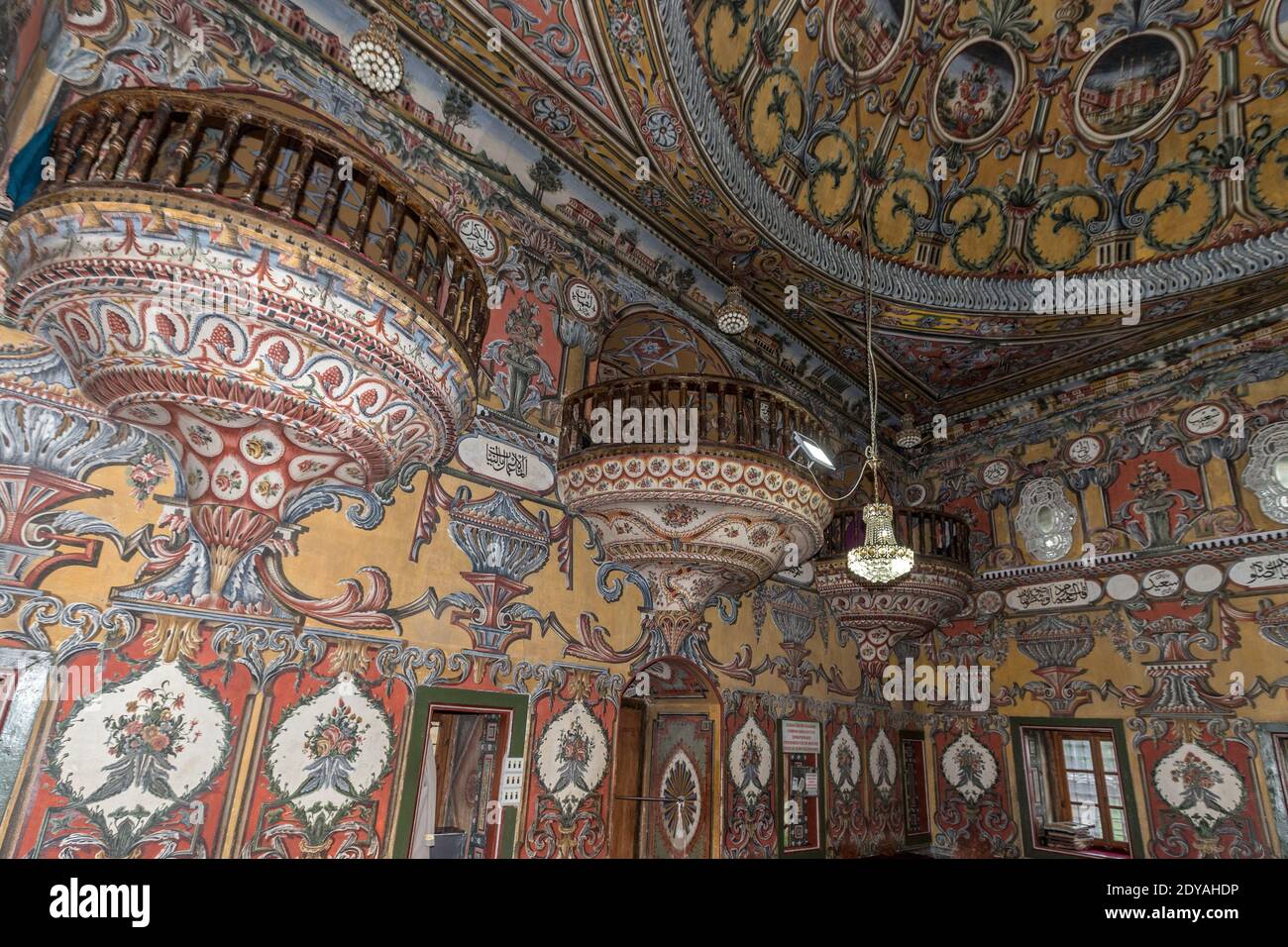 Interior, Šarena Džamija aka Šarena Mosque, Decorated, Coloured or ...