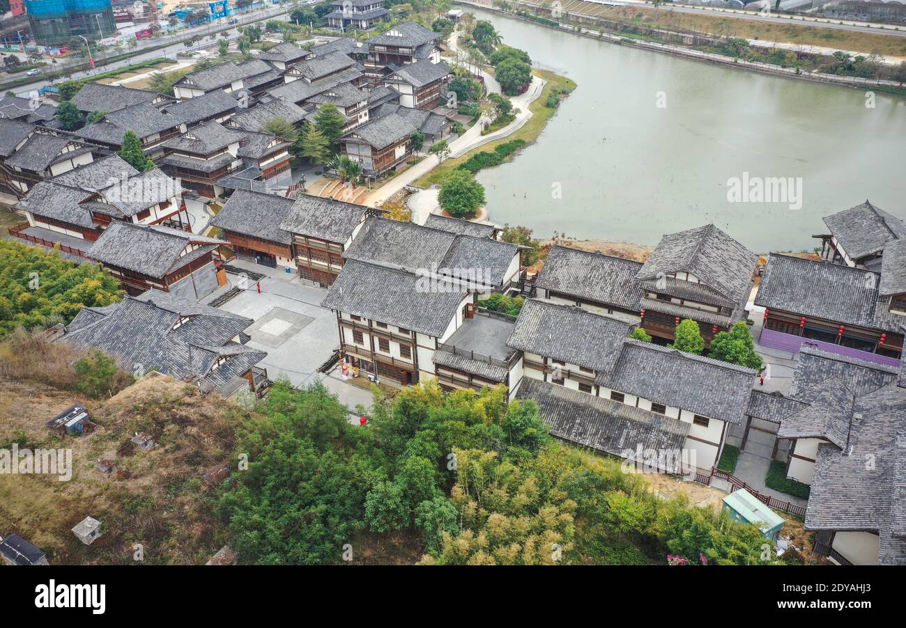 An independent and quaint man-made "ancient village" is surrounded by ...