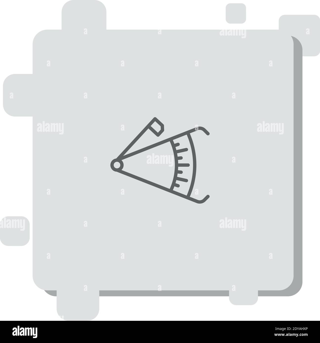 caliper vector icon modern simple vector illustration Stock Vector ...