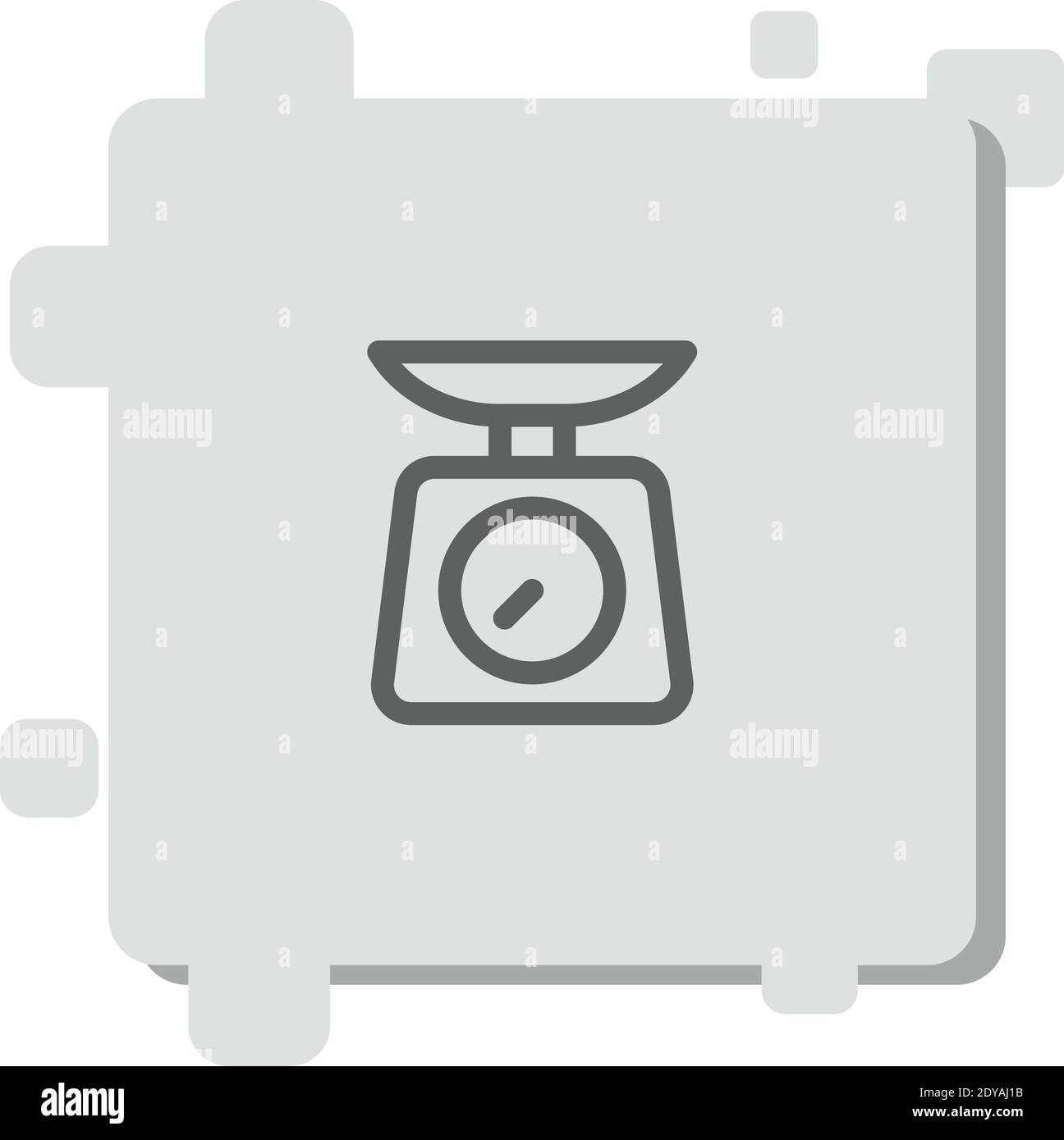 scale vector icon modern simple vector illustration Stock Vector Image ...