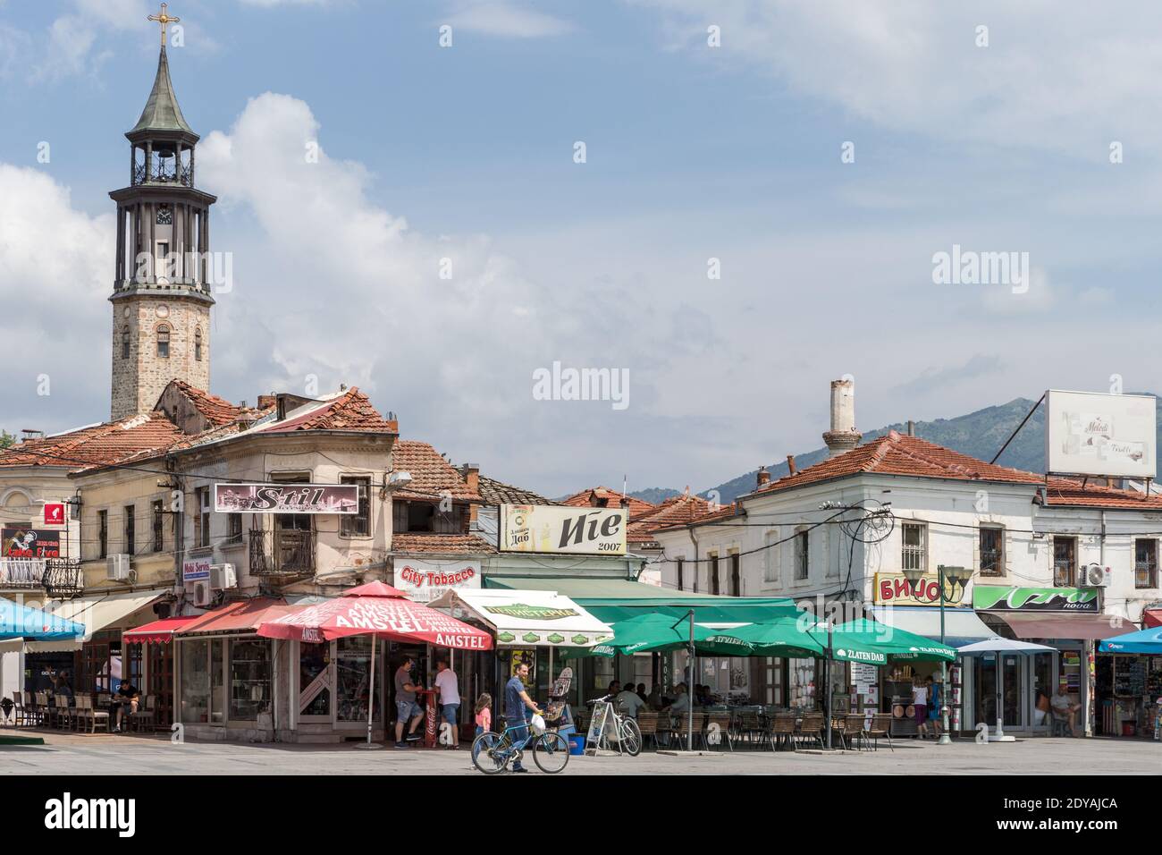Ottoman clock tower & Bazaar Mosque, Charshi Mosque, Bazaar, Old ...