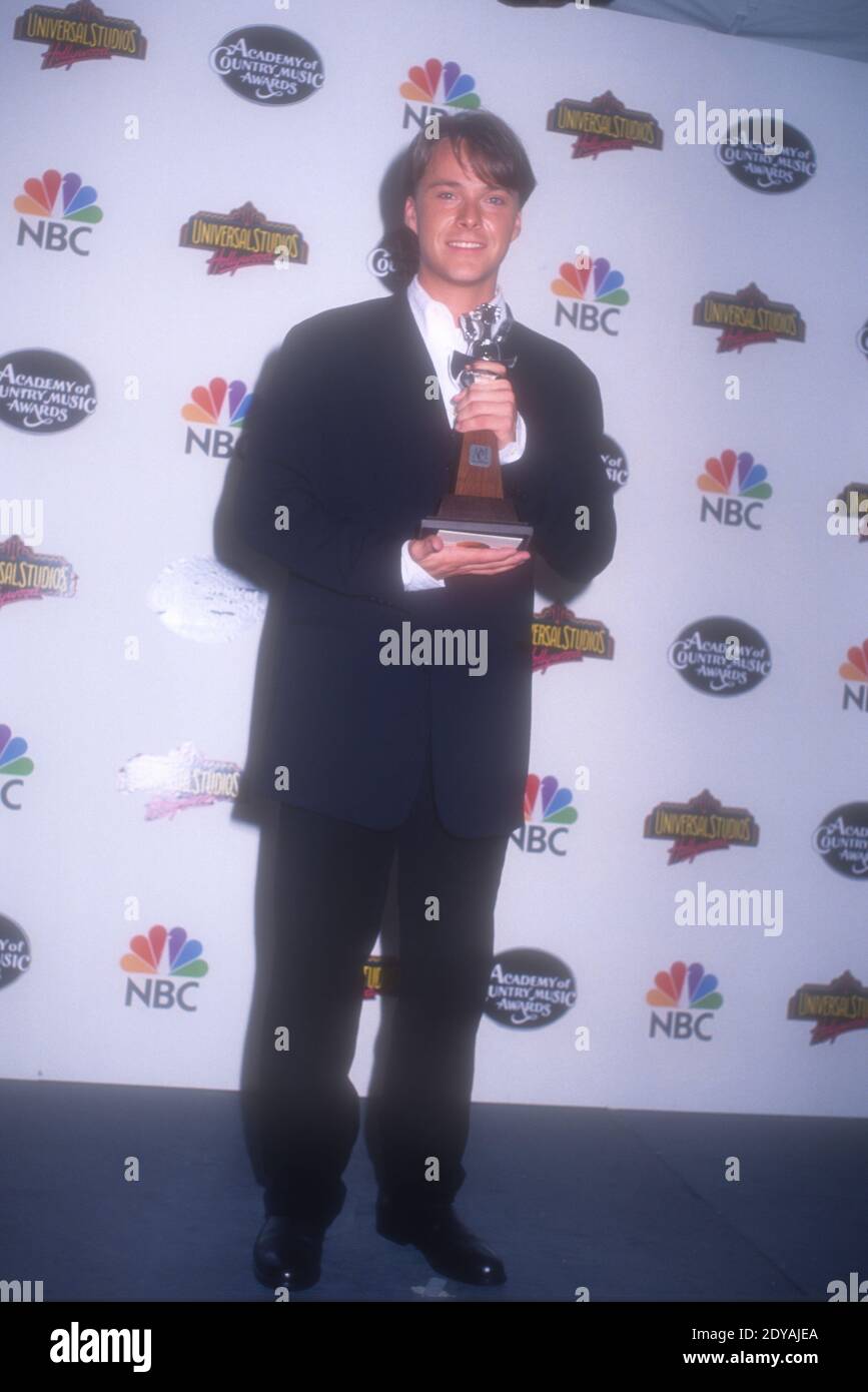 Universal City, California, USA 24th April 1996 Singer Brian White ...