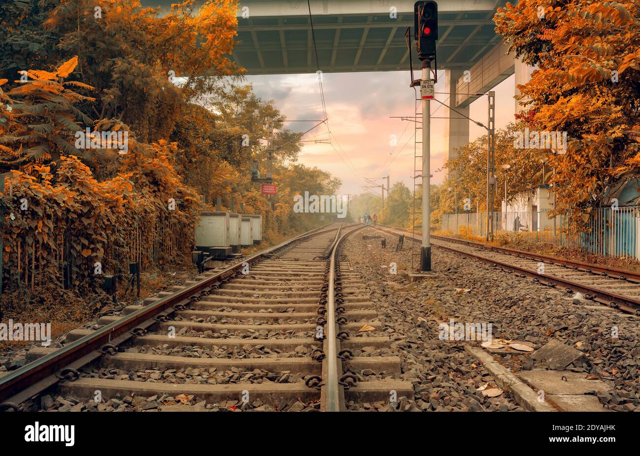Railway Track India High Resolution Stock Photography and Images - Alamy