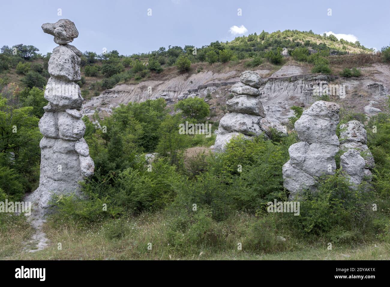 Muklica Stone Dolls, Volcanic lava drops formed by erosion, Macedonia ...