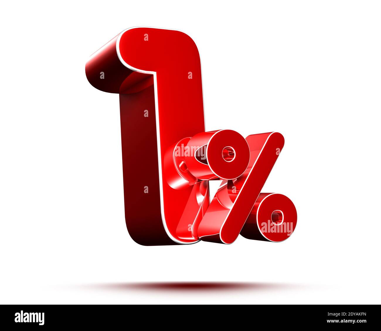 1 percent sign hi-res stock photography and images - Alamy