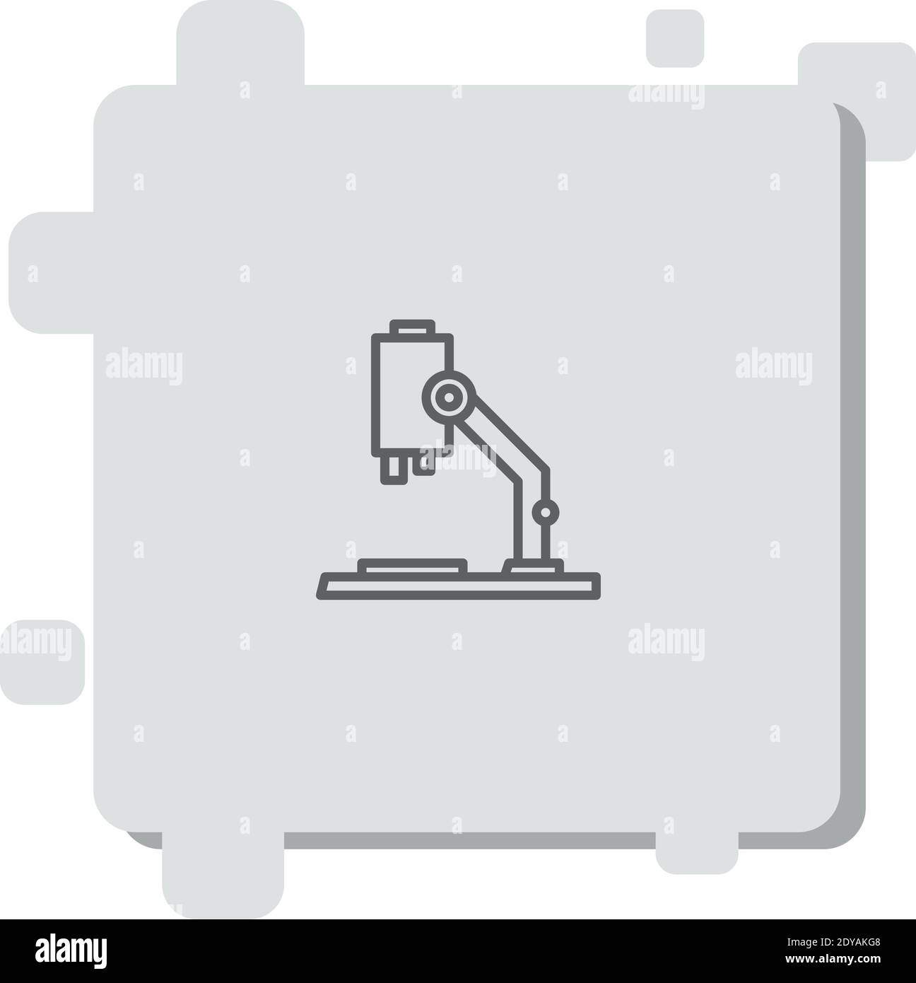 microscope vector icon modern simple vector illustration Stock Vector ...