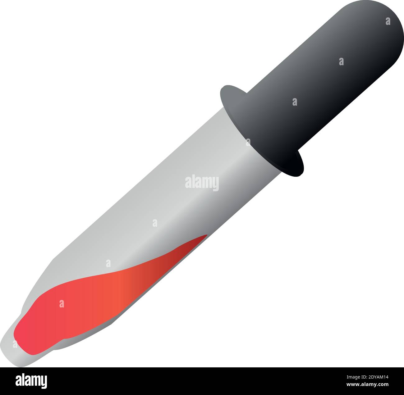 medical blood dropper design of care health and emergency theme Vector ...