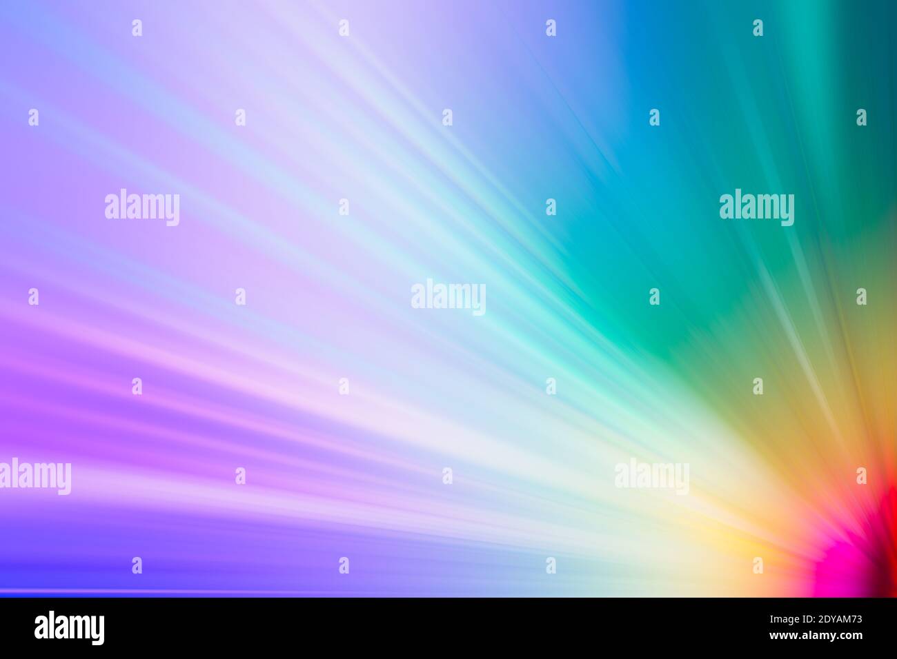 Blur colorful rainbow magic zoom fast speed motion effect abstract for ...